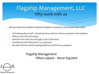 Flagship management llc 2013 | PPTX