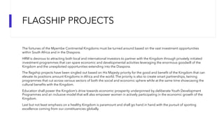 Flagship Projects Mpempe Continental Royal Kingdom | PDF