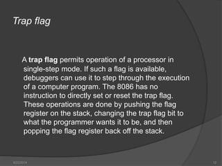 Flags registor of 8086 processor | PPTX