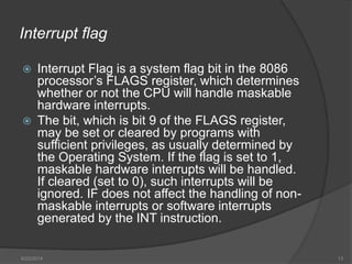 Flags registor of 8086 processor | PPTX