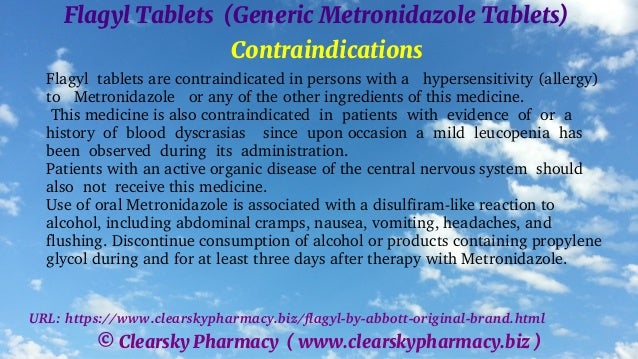 Flagyl Tablets (Generic Metronidazole Tablets) | PDF | Infectious ...