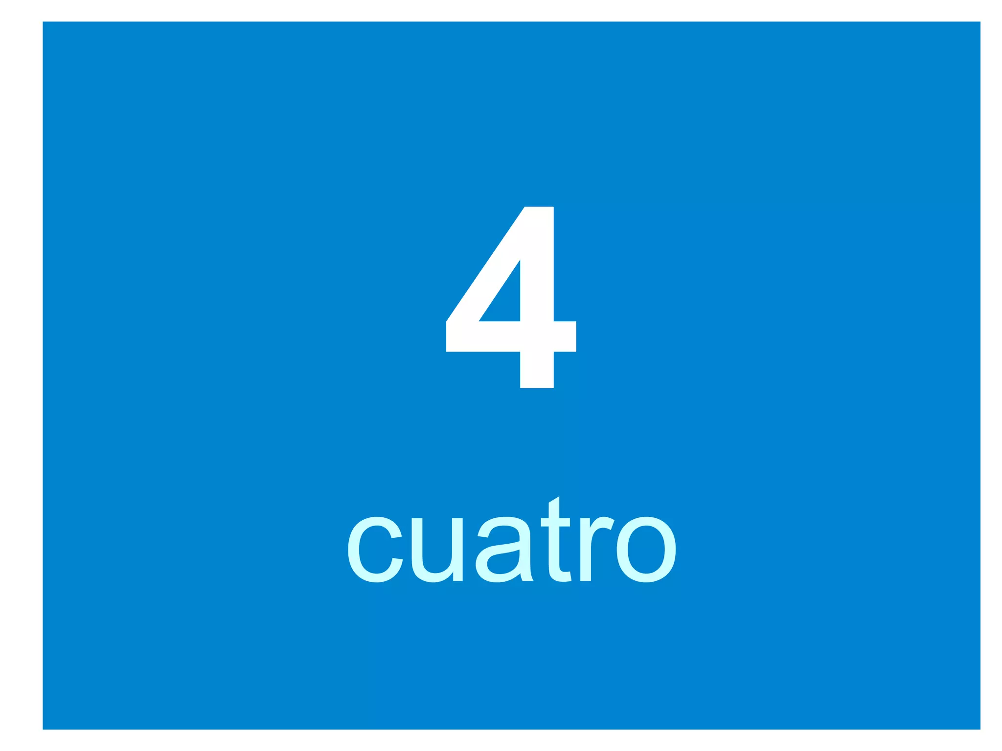 Tarjetas Flash Cards. Números 1 al 20 | PPT