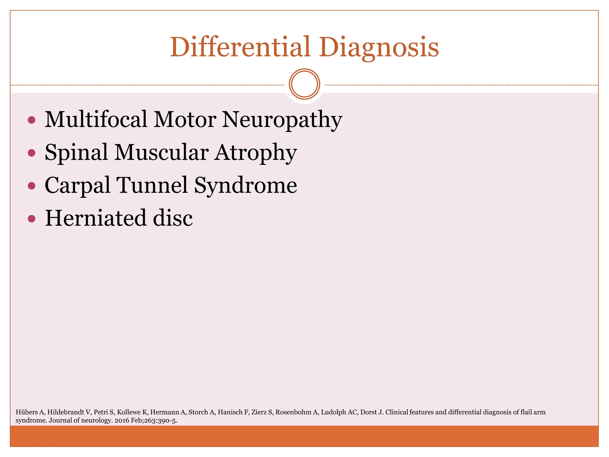 Flail Arm Syndrome: An Atypical Variant of Motor Neuron Disease | PPT