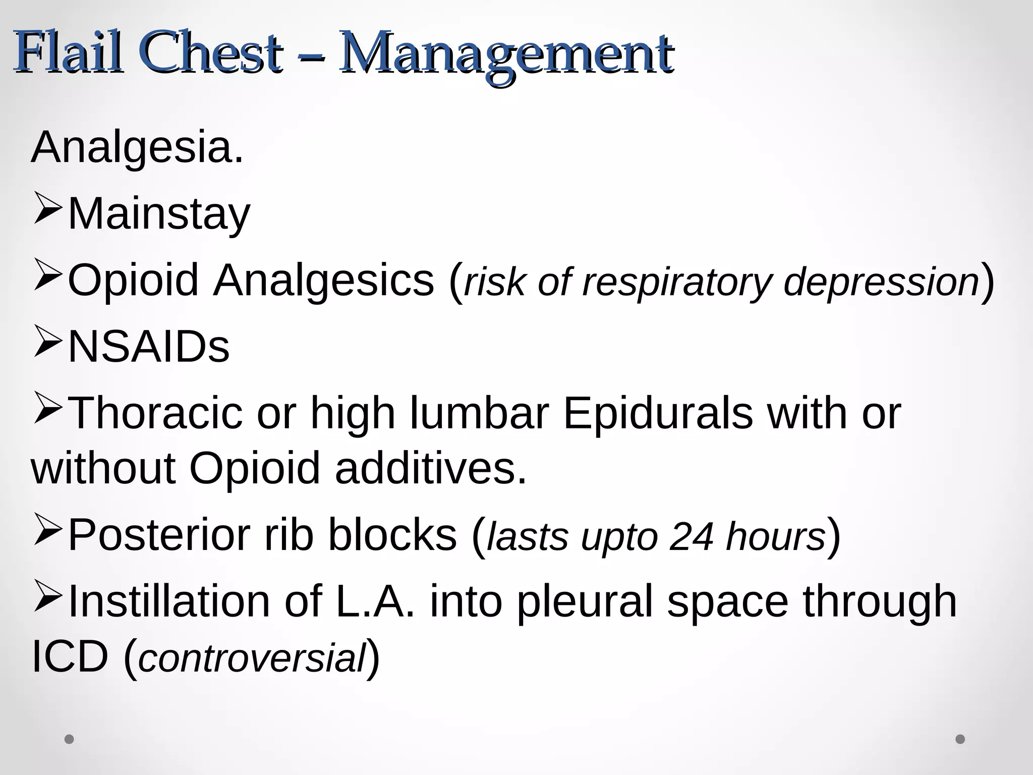 Flail chest | PPT