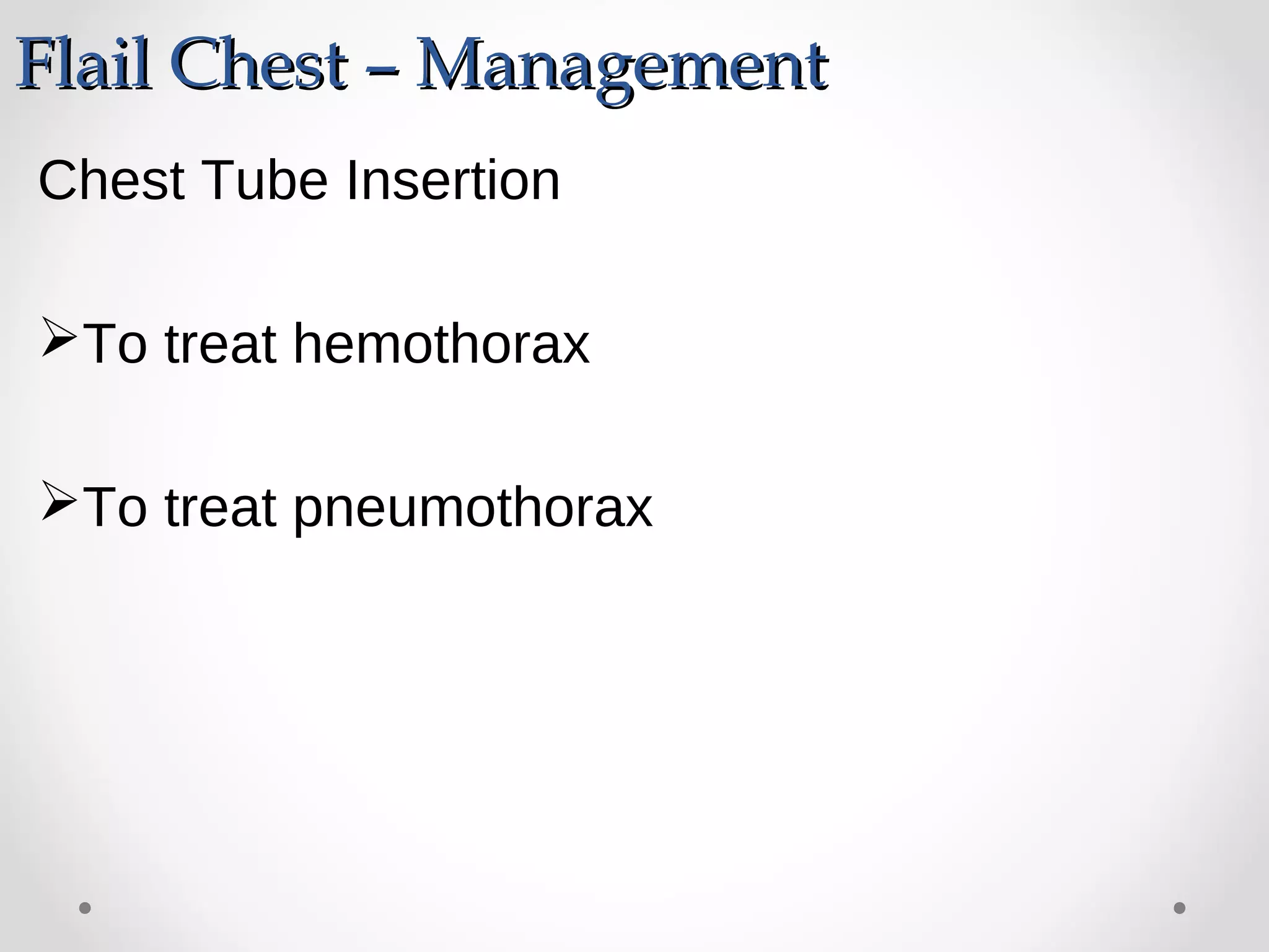 Flail chest | PPT