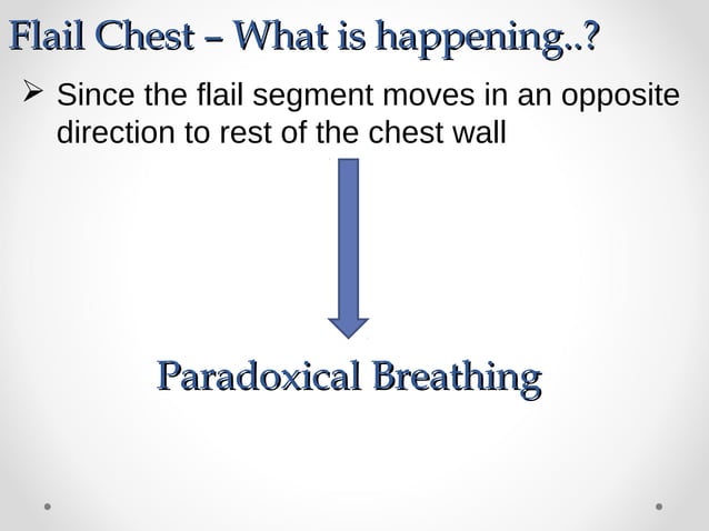 Flail chest | PPT | Death, Injury, or Military Conflict | Sensitive Topics