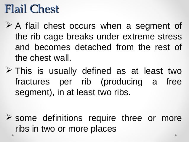 Flail chest