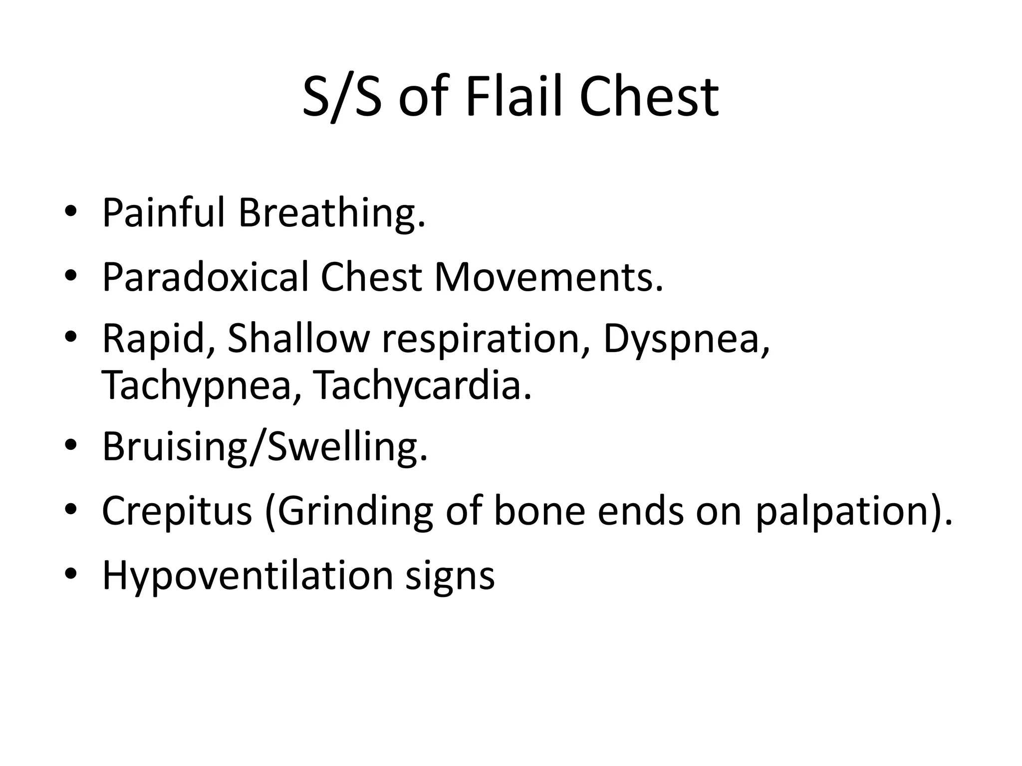 Flail chest | PPTX