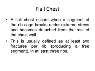 Flail chest | PPTX