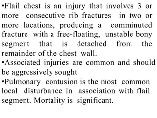 Flail chest | PPTX