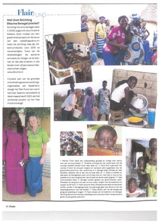 Article in Flair Magazine Nov. 09 | PDF