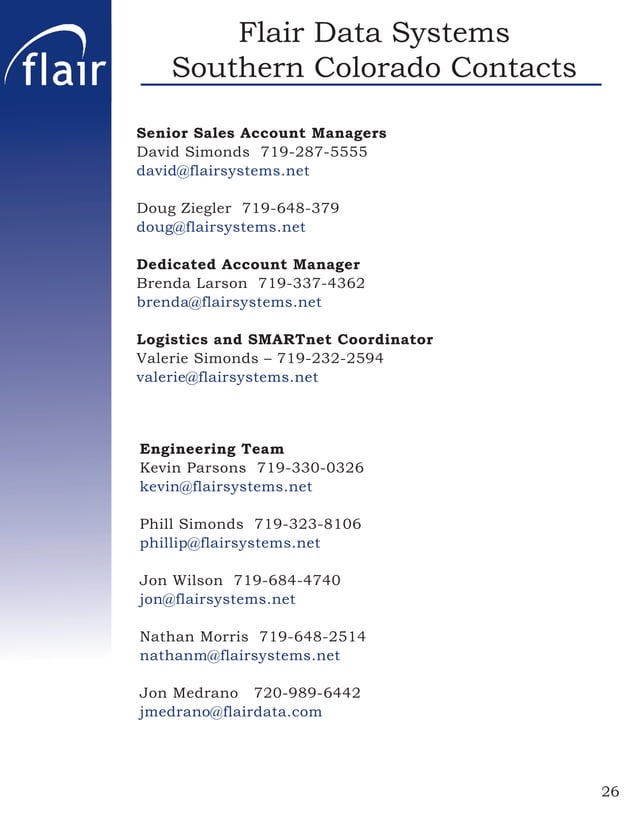 Flair Data Systems - Overview | PDF