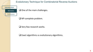 Winner Determination in Combinatorial Reverse Auctions | PPT
