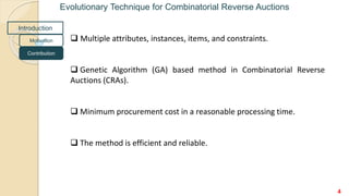 Winner Determination in Combinatorial Reverse Auctions | PPT