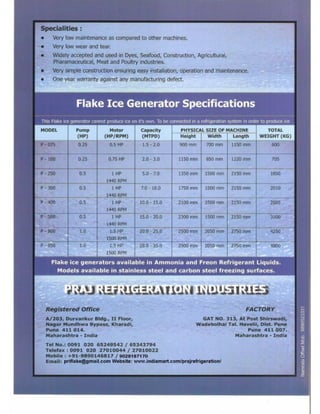 Flake Ice Generator | PDF