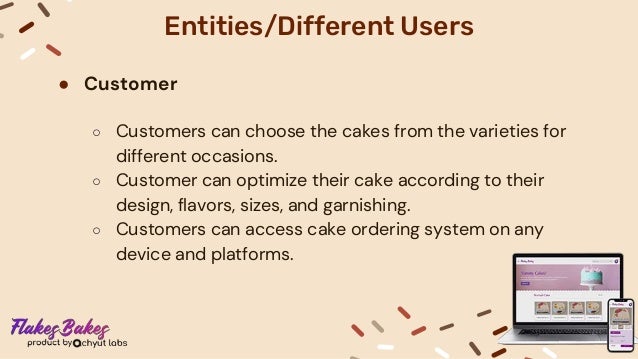 FlakesBakes Cake Odering System | PPTX