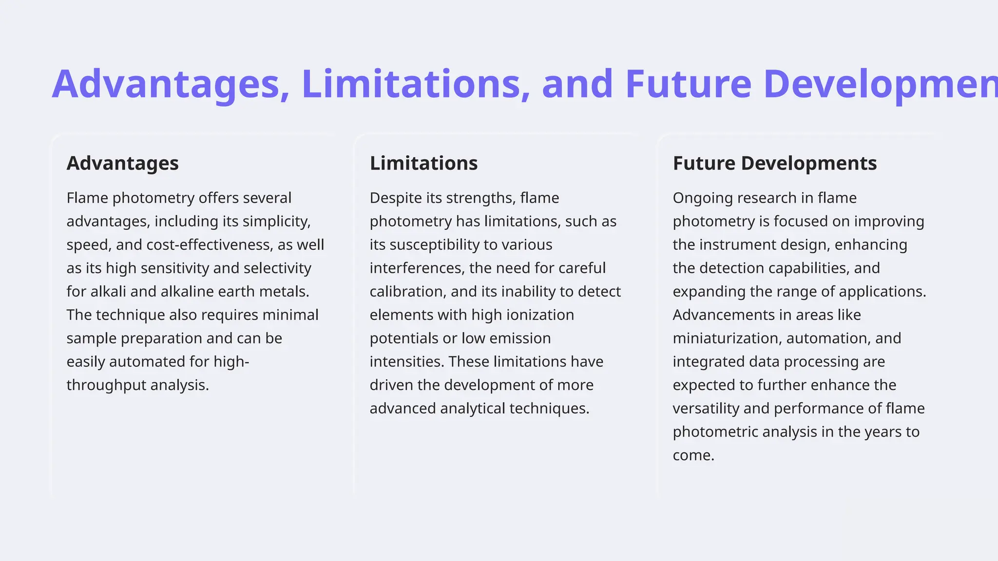 Flame Photometry Principle Instrumentation and Applications on Slide ...