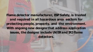 Flame detector manufacturer | ESP-SAFETY | PPTX