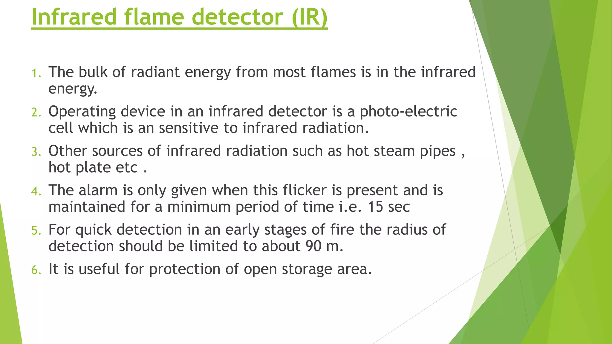 Flame detector ppt | PPTX