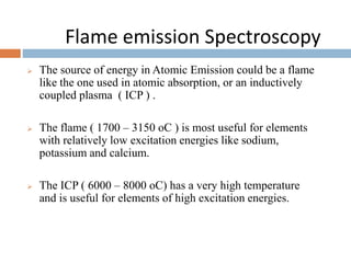 flame emission and AAS.pptx | Chemistry | Science