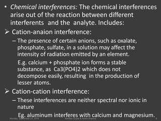 Flame emission spectroscopy | PPTX