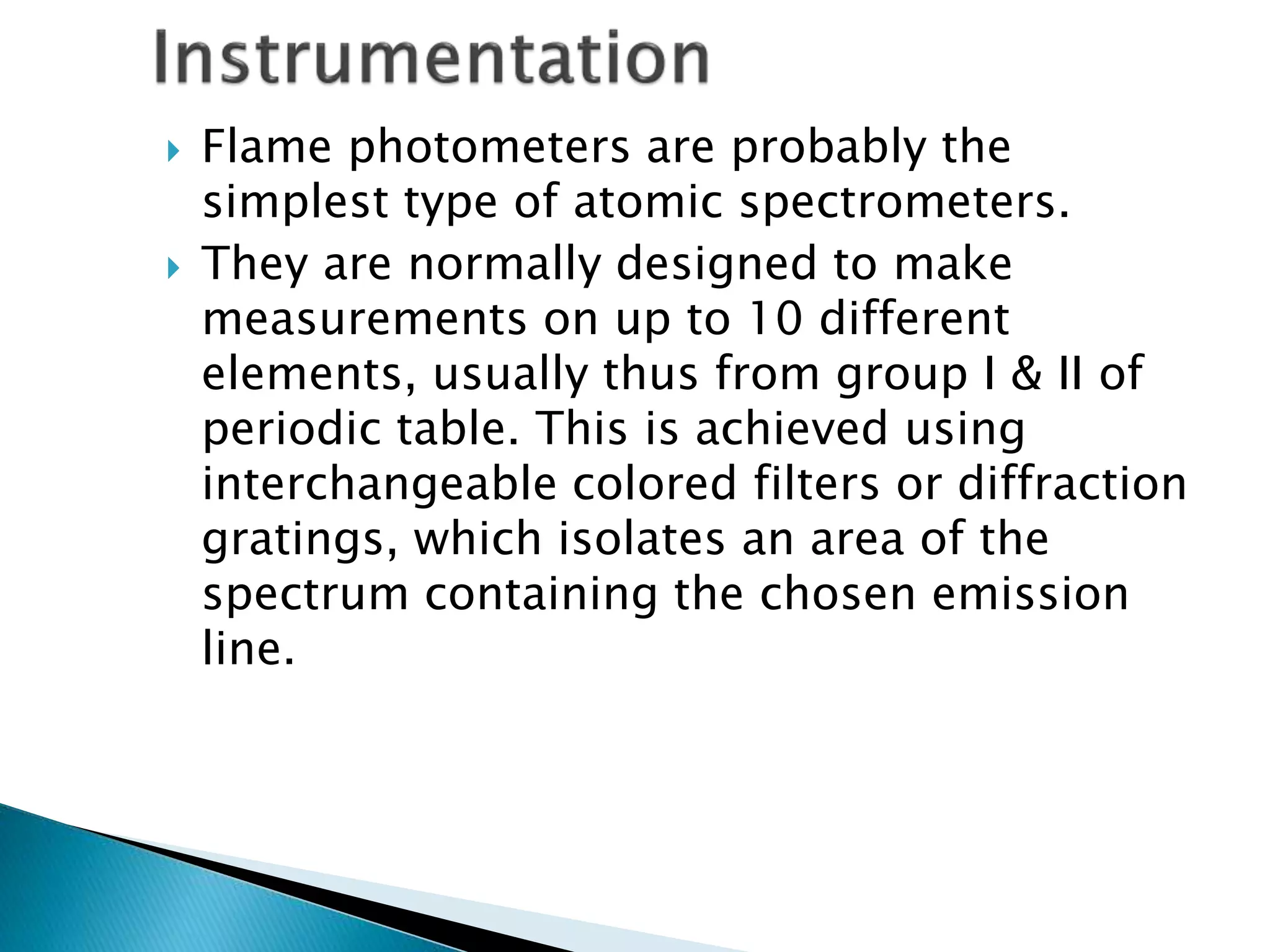 Flame emission spectroscopy | PPTX