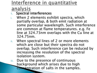 Flame emission spectroscopy | PPTX