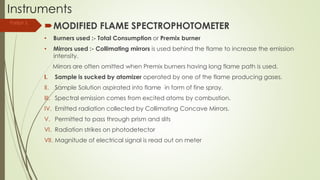 Flame emission spectroscopy (Flame Photometry) | PDF