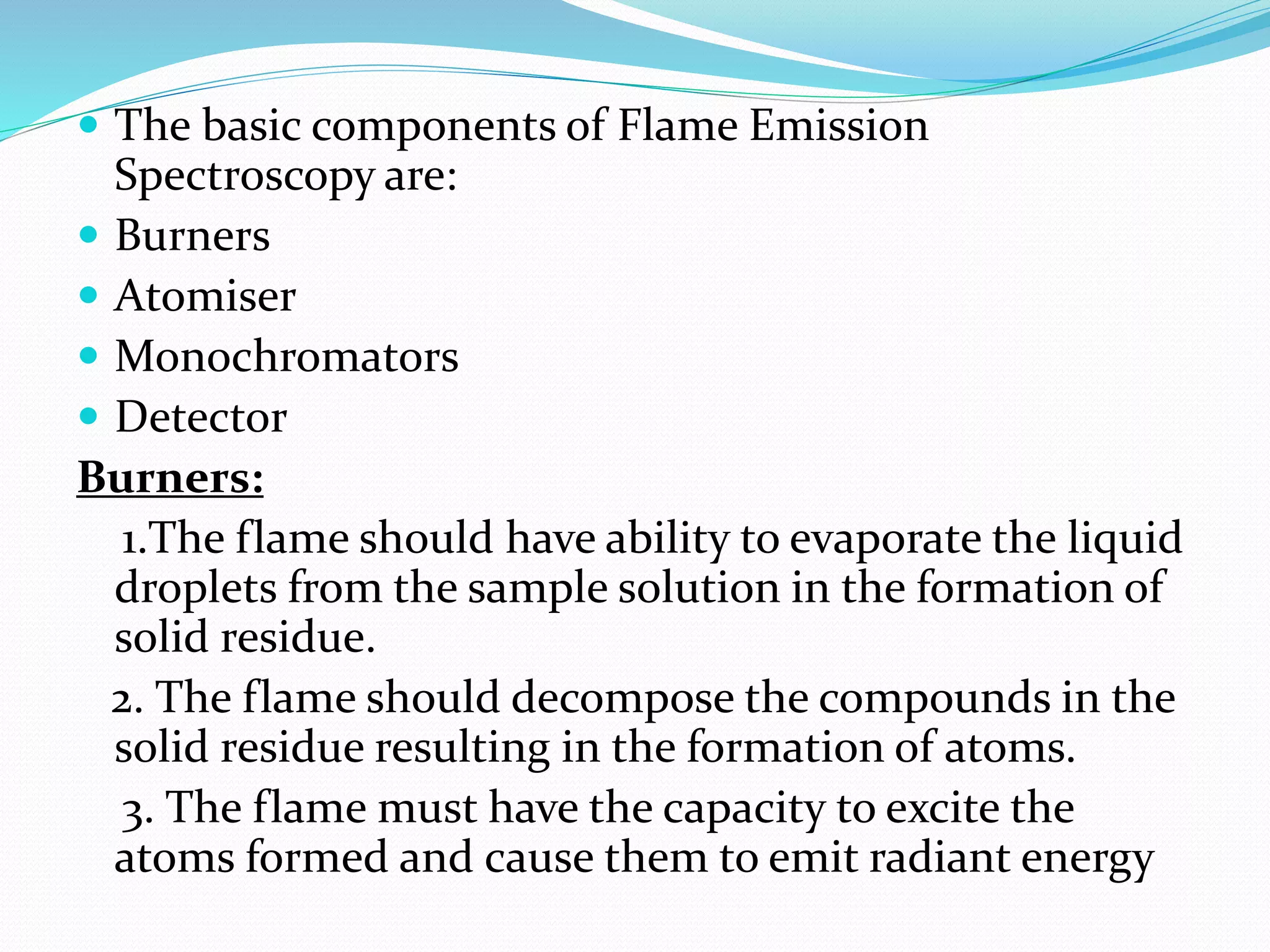 Flame emission spectroscopy and atomic absorption spectroscopy ppt | PPTX