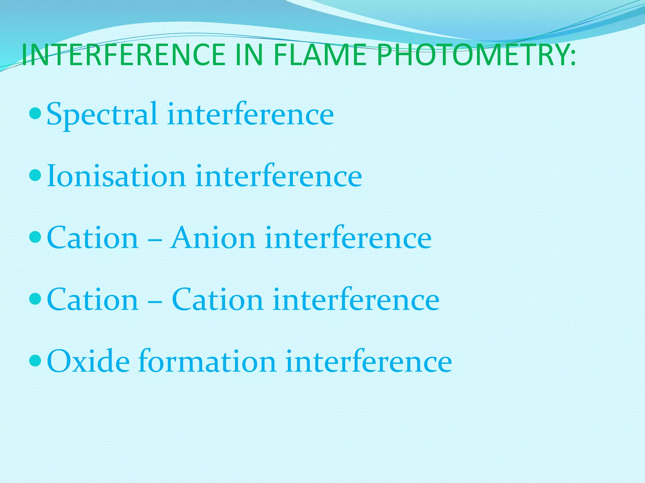 Flame emission spectroscopy | PPTX