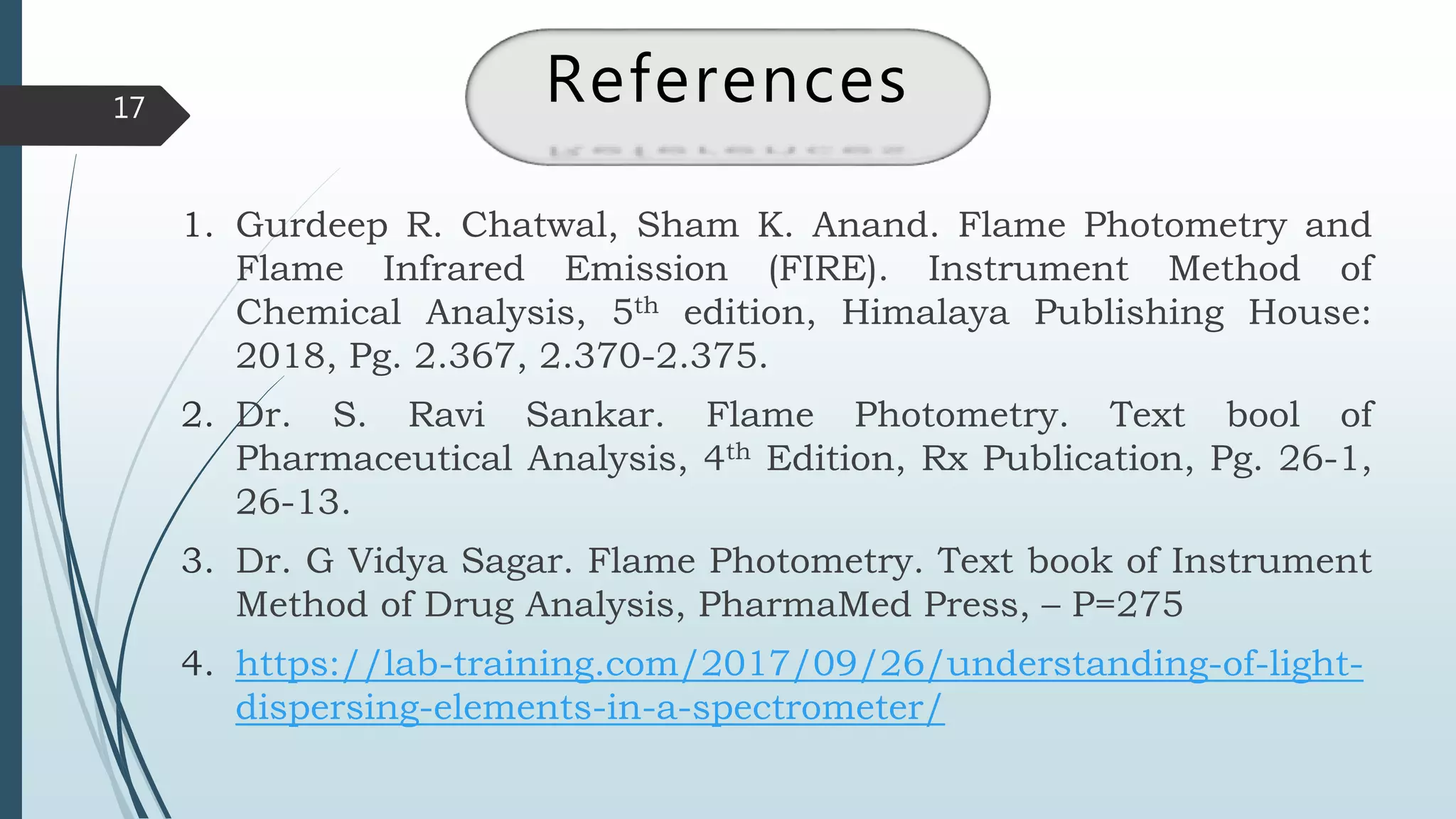 Flame Emission Spectroscopy (FES) Instrumentation | PPTX
