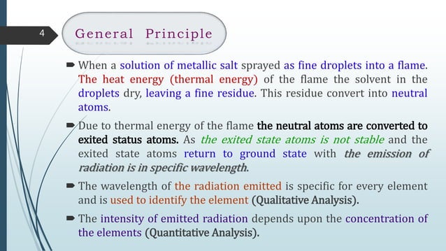 Flame Emission Spectroscopy (FES) Instrumentation | PPTX | Chemistry ...