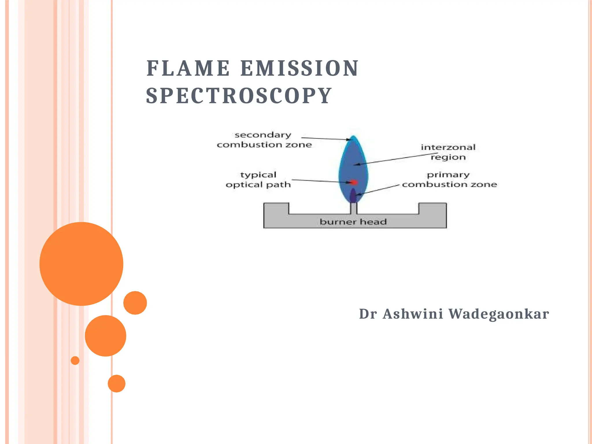 Flame imition spectroscopy and instrumentation | PPTX