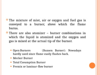 Flame imition spectroscopy and instrumentation | PPTX