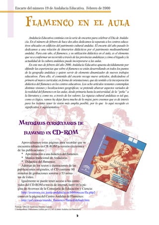 Flamenco en el aula | PDF