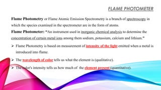Flame photometer | PDF