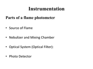 Flame photometer | PPTX