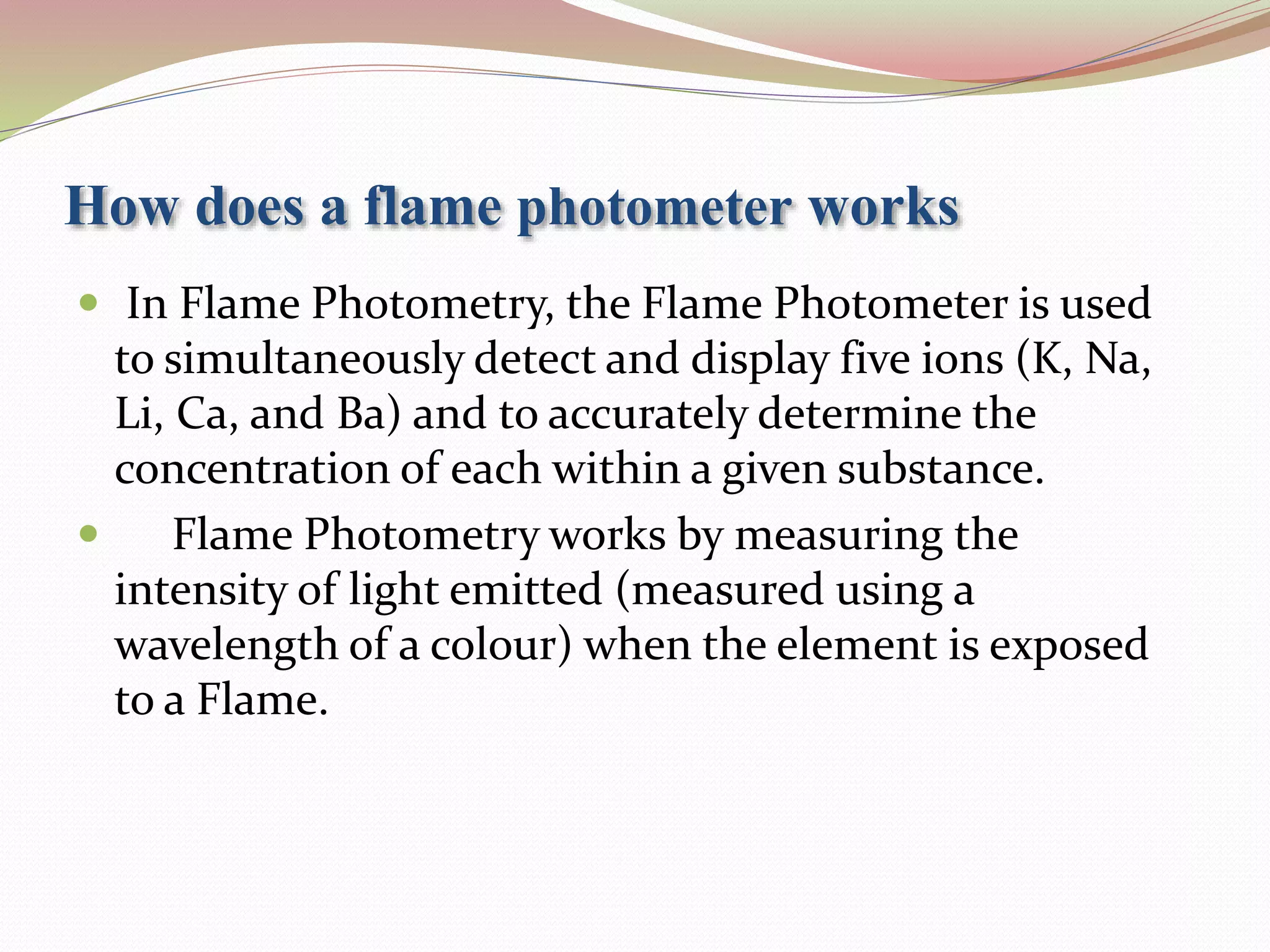 Flame photometer | PPTX