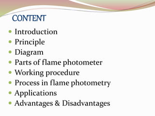 Flame photometer | PPTX