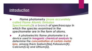 Temporary Flame Photometer slide .Pdffff | PDF