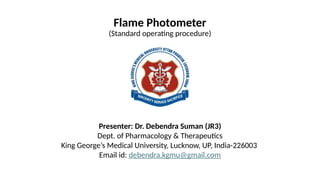 Flame Photometer – Standard Operating Procedure (SOP).pptx