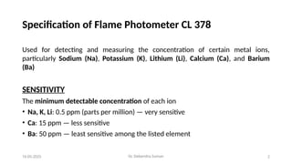 Flame Photometer – Standard Operating Procedure (SOP).pptx