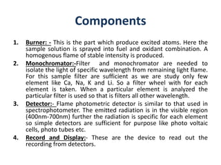 Flame photometry (flam emission and atomiv absorption spectroscopy) | PPT