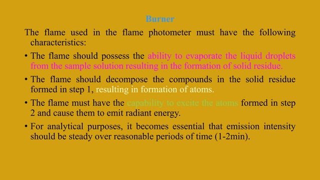 Flame photometry ppt | PPTX | Chemistry | Science