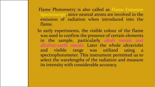 Flame photometry ppt | PPTX
