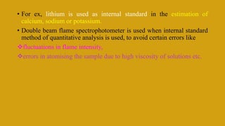 Flame photometry ppt | PPTX