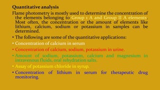 Flame photometry ppt | PPTX