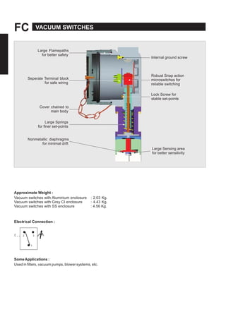 Flameproof Vacuum Switch series FC | PDF | Home Appliances | Home & Garden