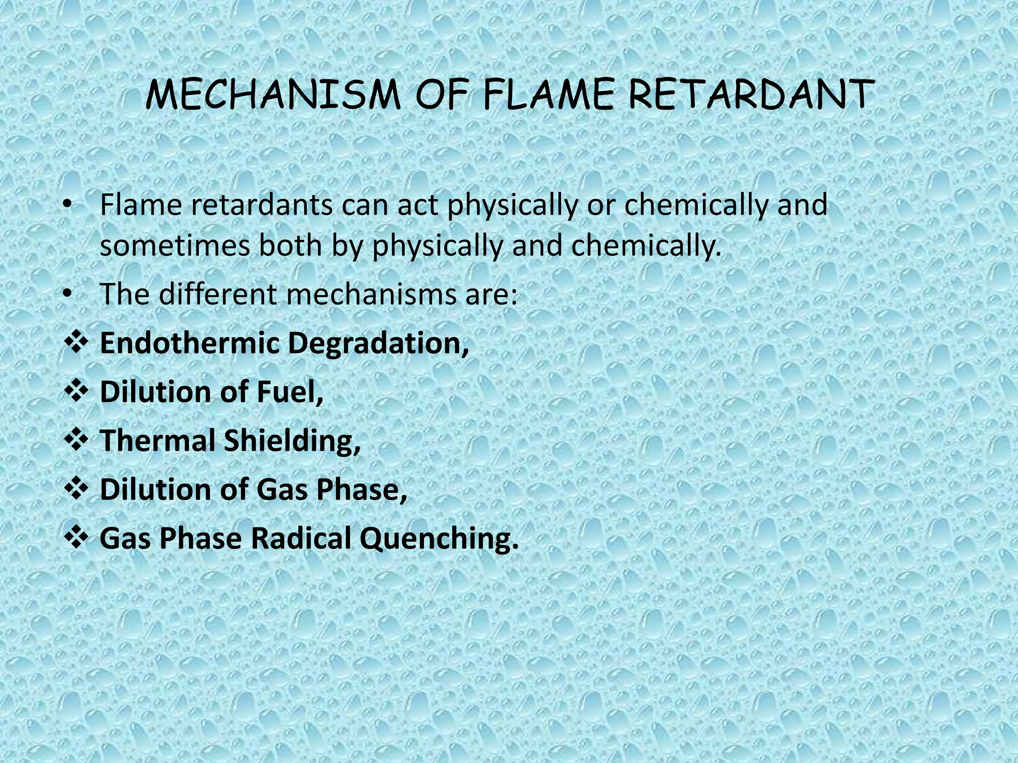 Flame retardant | PPTX