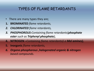 Flame retardant | PPTX
